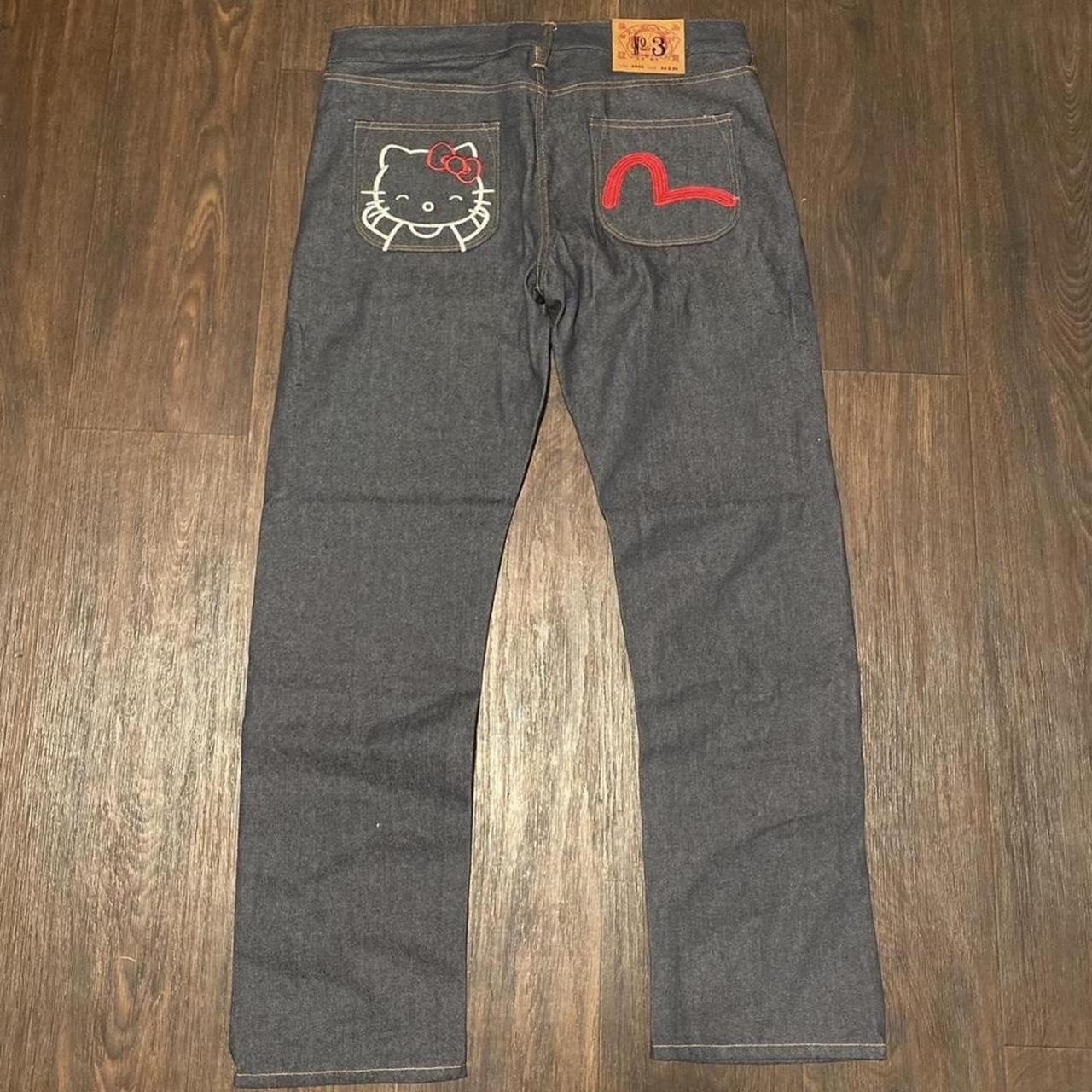 Hello kitty Evisu Pants ! Collaboration between... - Depop