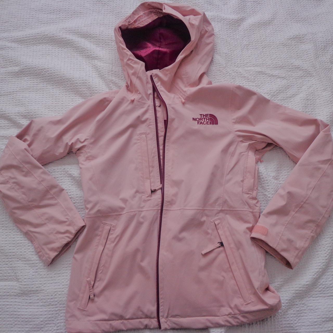 Light pink North Face snow jacket/ shell OFFERS... | Depop
