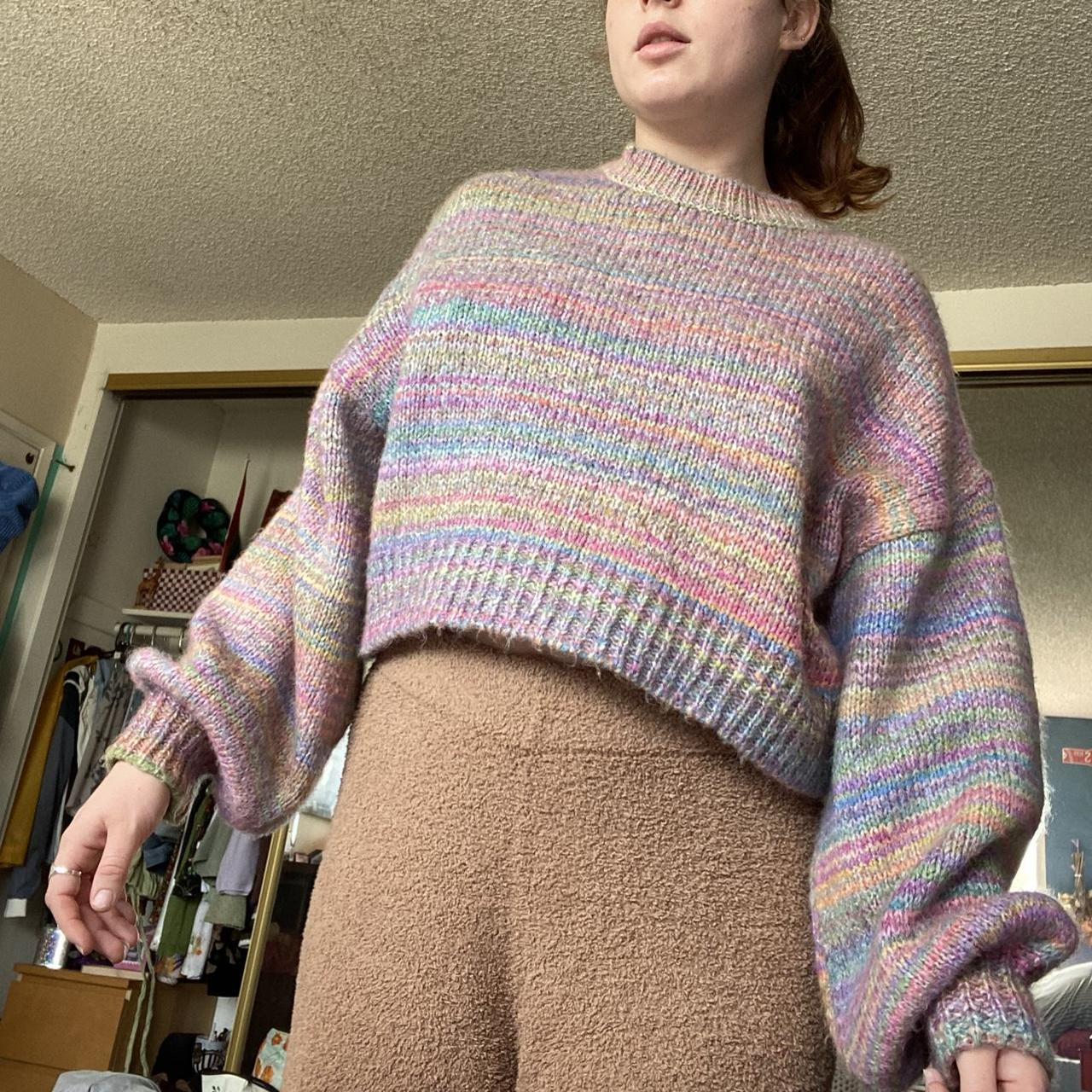 MULTI COLOR SWEATER - URBAN OUTFITTERS SIZE M! Super... - Depop