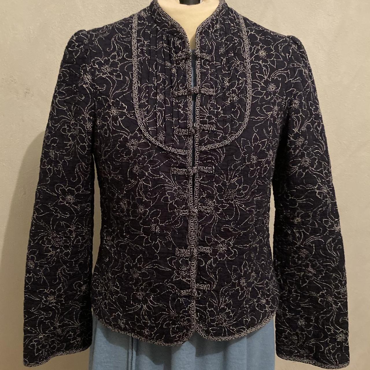 ‘Monsoon’ Label Cotton Quilted Jacket UK Brand... - Depop