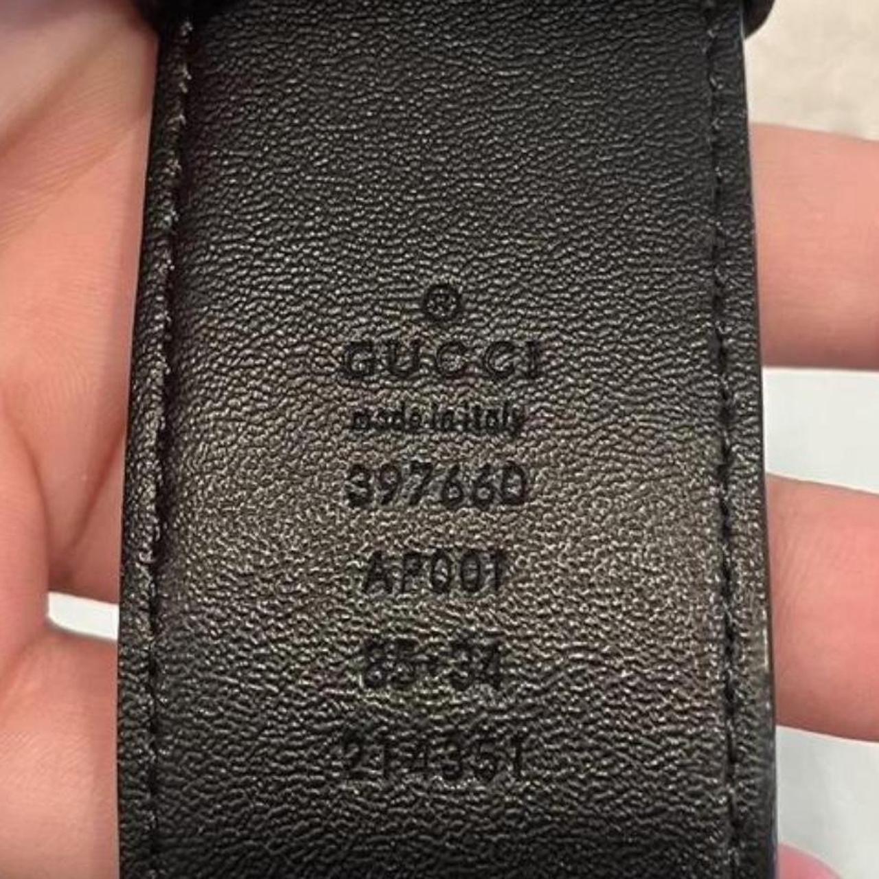 Gucci Belt size 85/34. Worn once. #gucci #guccibelt - Depop