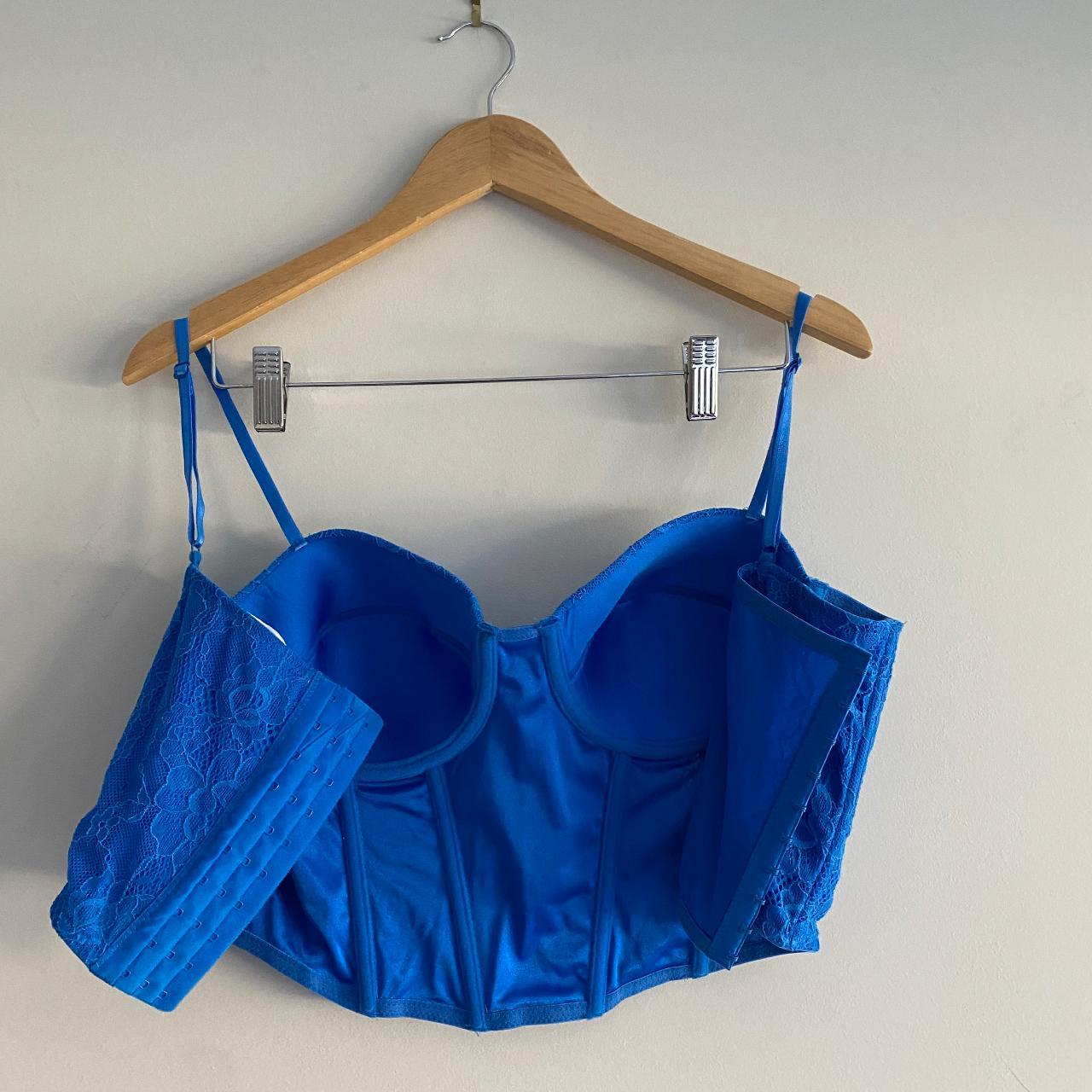 Supre XL Electric Blue Ladies Corset/ Bustier... - Depop