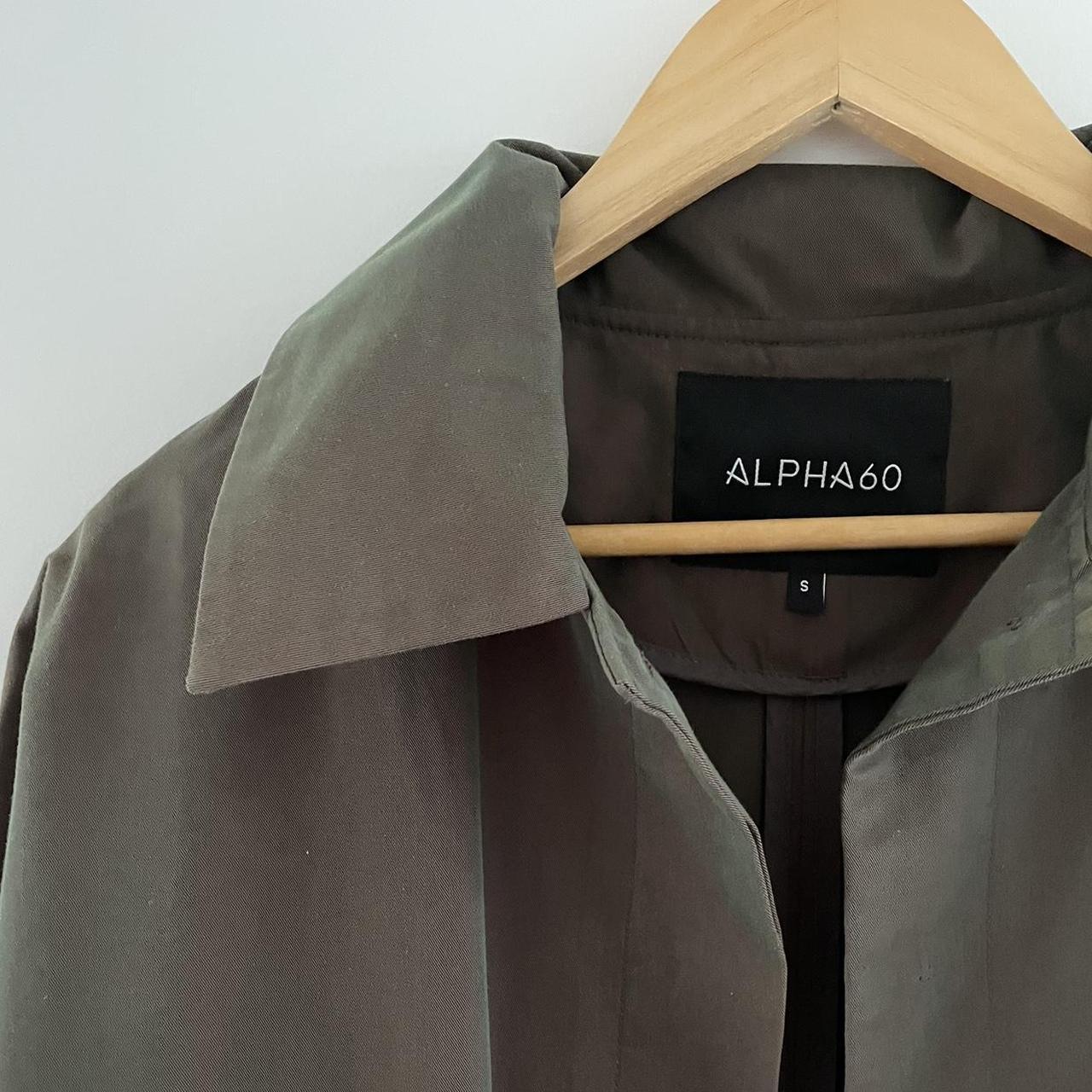 Alpha 60 trench jacket Great condition - barely worn... - Depop