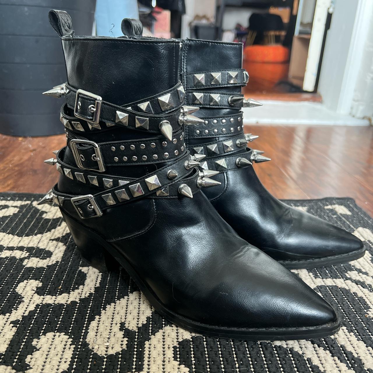 Killstar Women's Black Boots | Depop