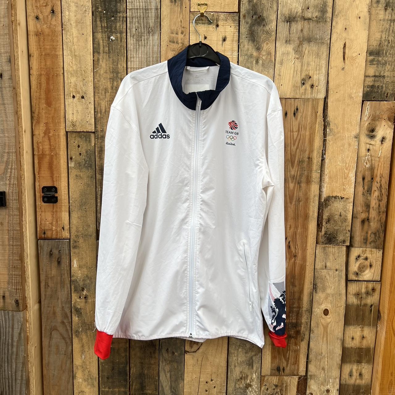 Adidas team GB Olympic jacket Size M/L Good... - Depop