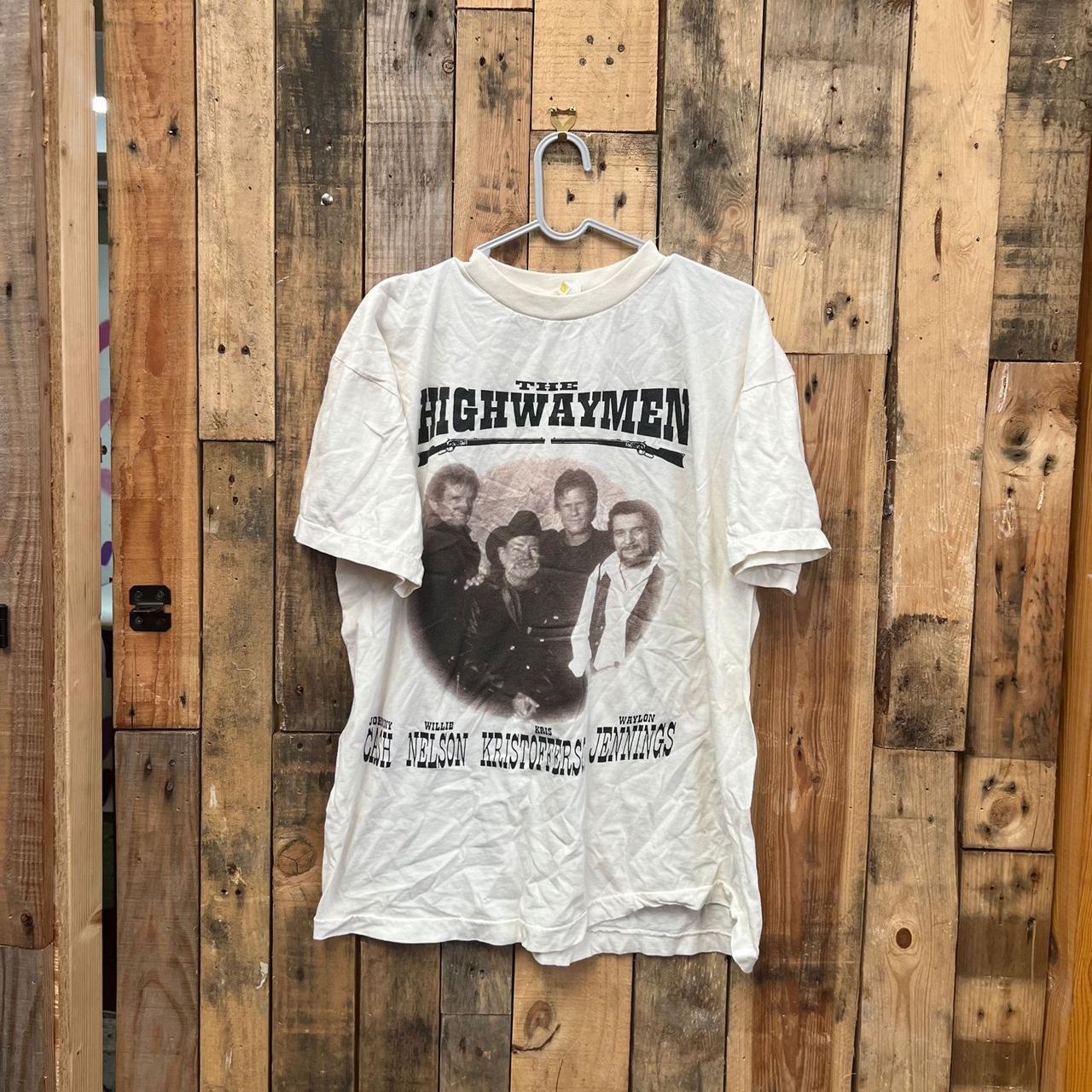 The Highwaymen Tour T Shirt From Their 1992... - Depop
