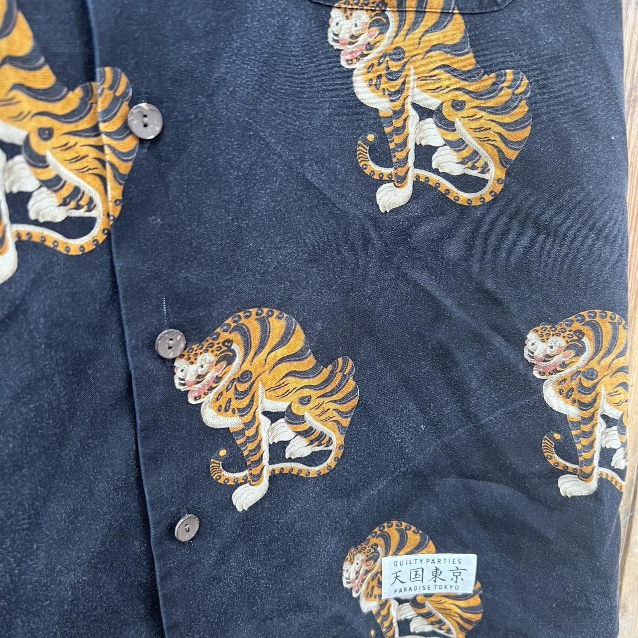 Wacko Maria tiger Hawaiian shirt Size small Used -... - Depop