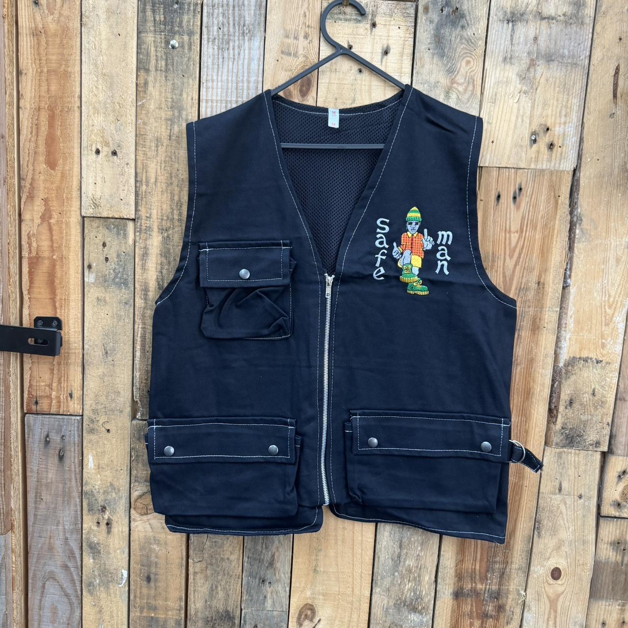 SPLIFFY vest gilet Utility Rave Jacket Gilet TRIP... - Depop