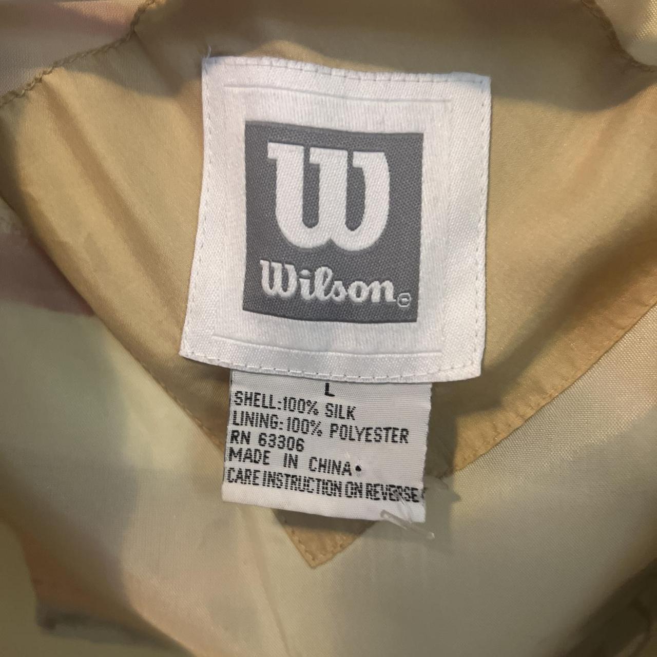 Vintage 100% Silk Wilson Jacket The cutest pattern... - Depop