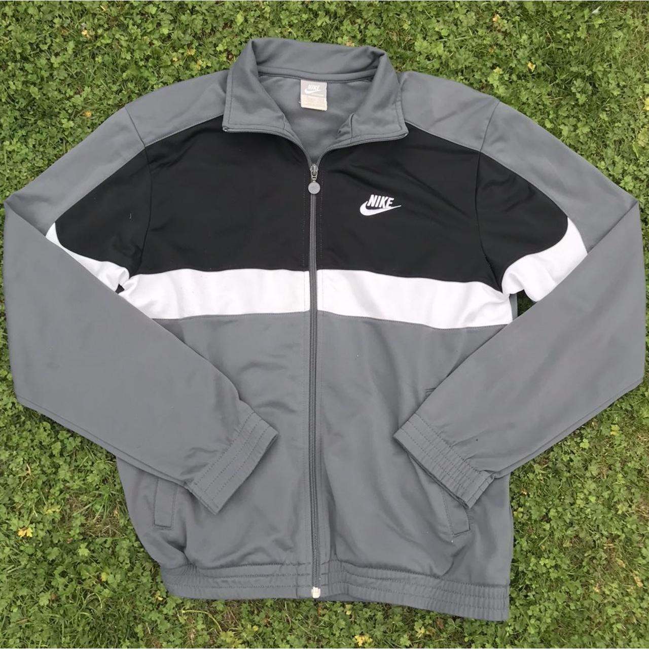 Vintage Nike Colour block Full Zip Up Track... - Depop