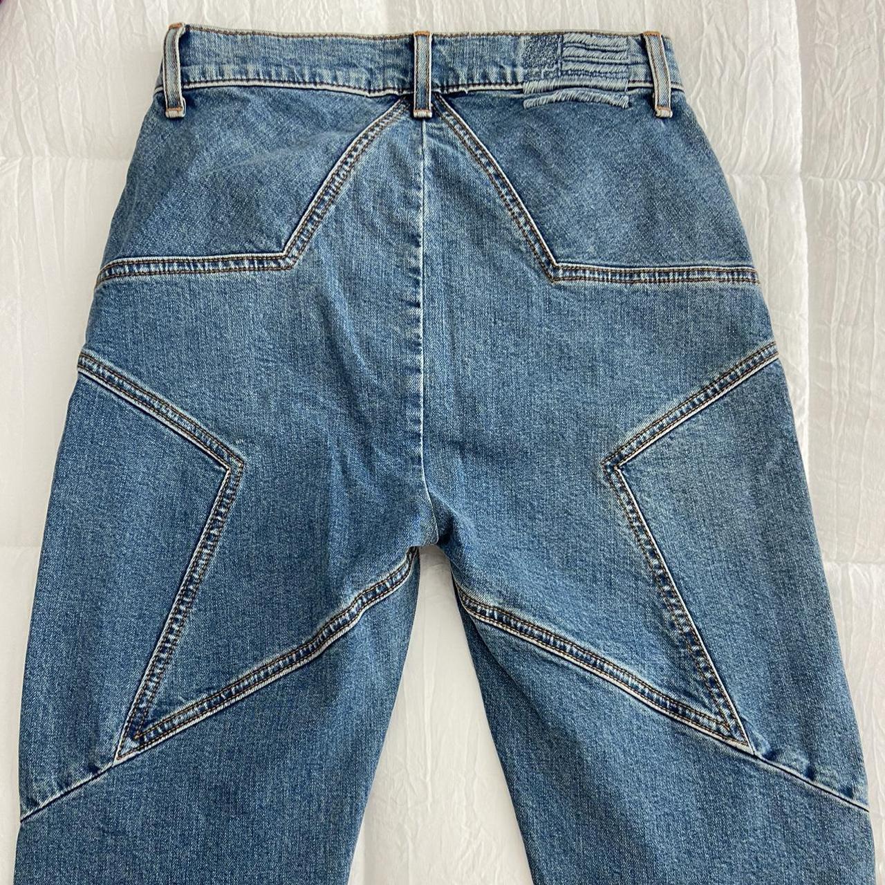 Revive denim medium wash jeans! Star back very... - Depop