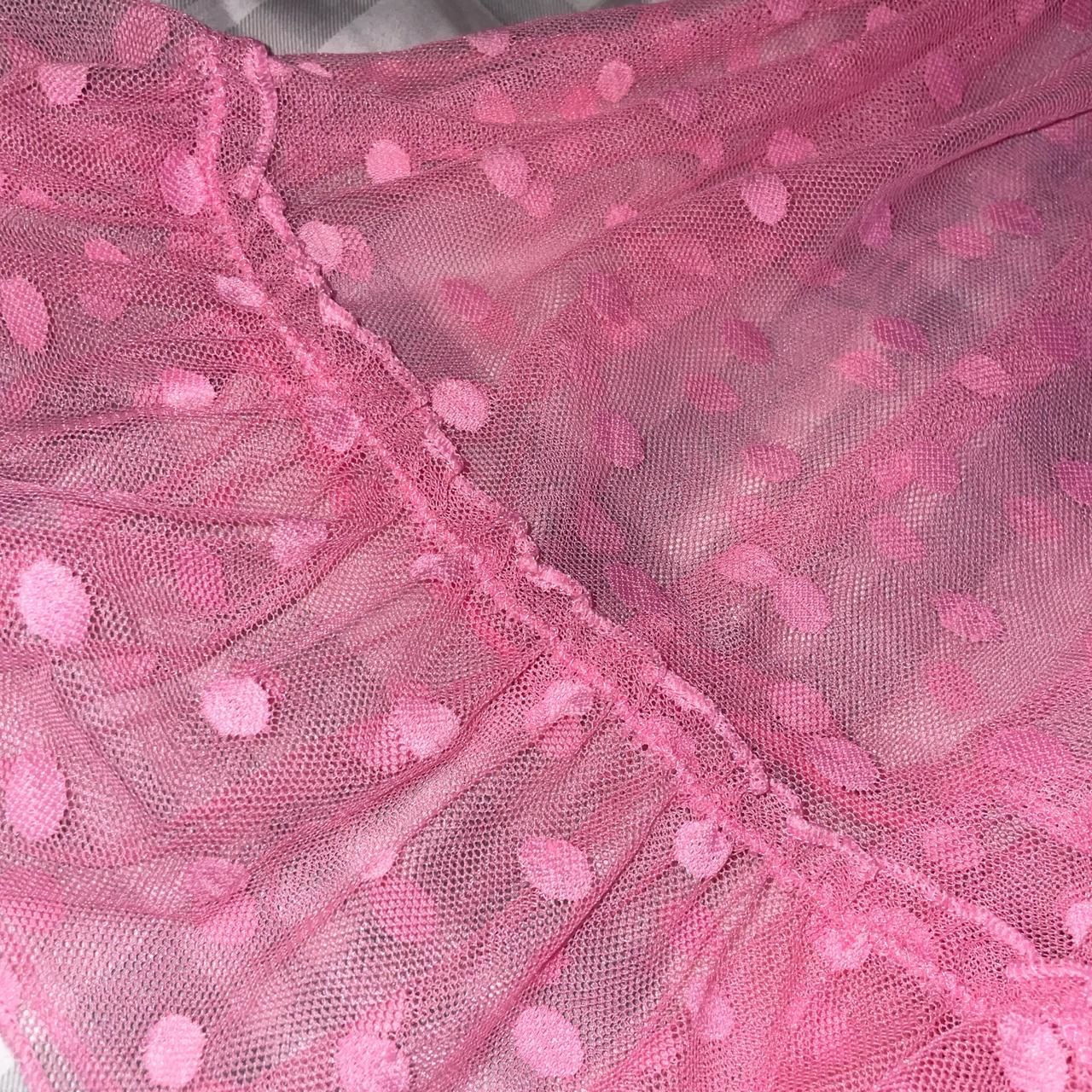 the most cutesy girlie slip ever hot pink with zebra... - Depop