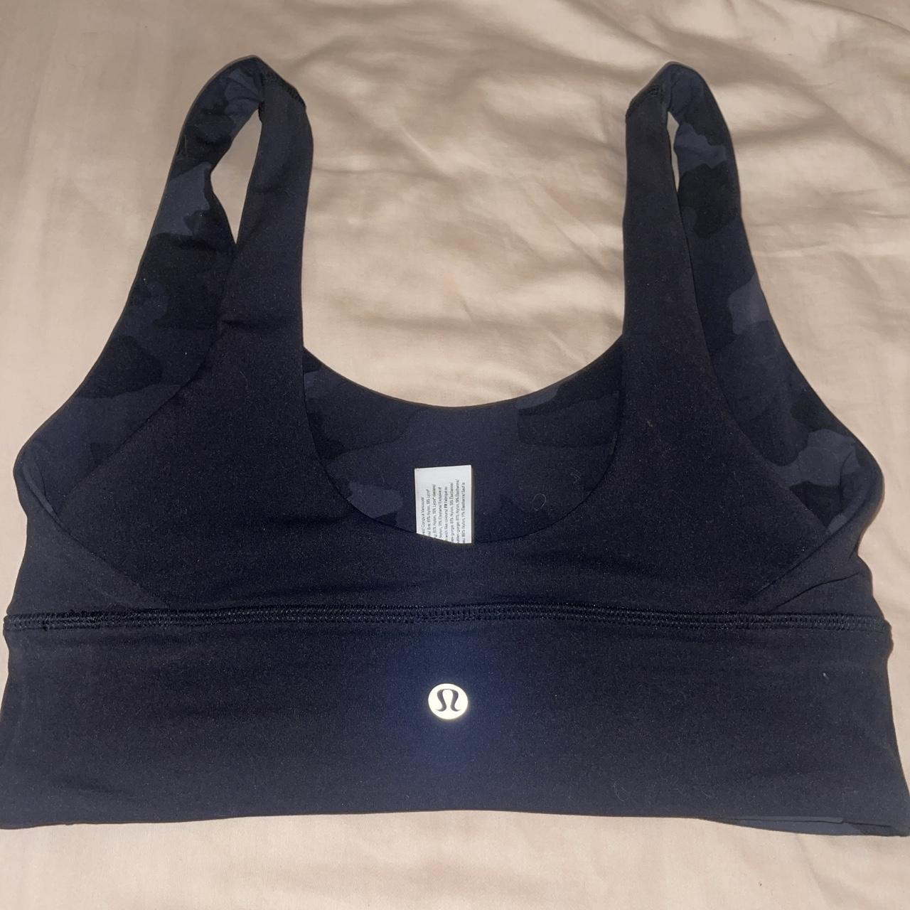 Lululemon Align sports bra Reversible black and... - Depop