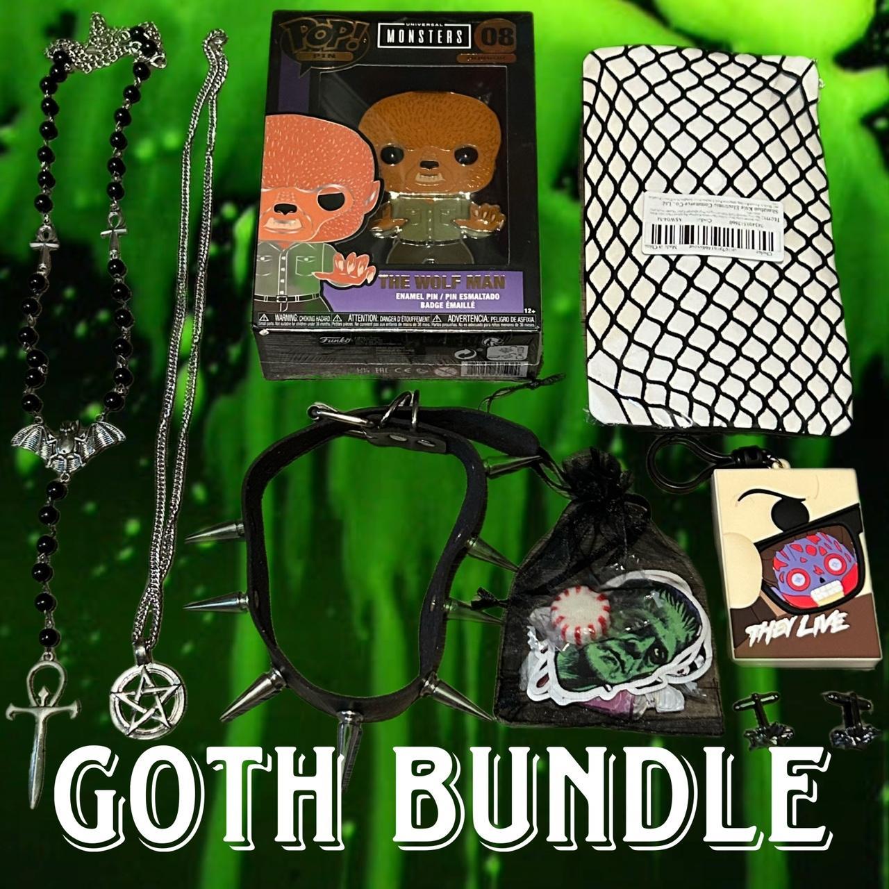 WOLFMAN GOTH BUNDLE / LOT !!! 🐺🧛‍♀️🖤 Includes: -Giant... - Depop