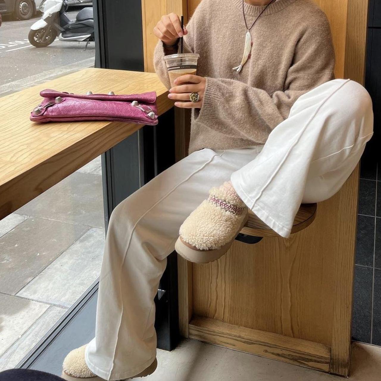 UGG Tazz Braid "Heritage Braid Natural" slippers(us... - Depop