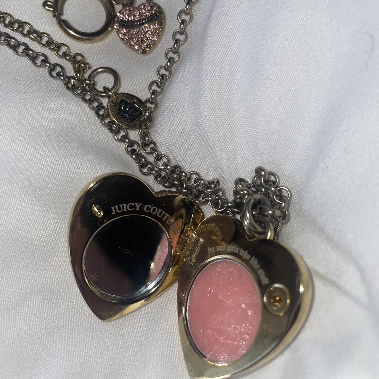 Juicy Couture lip gloss heart shaped locket. Could... | Depop