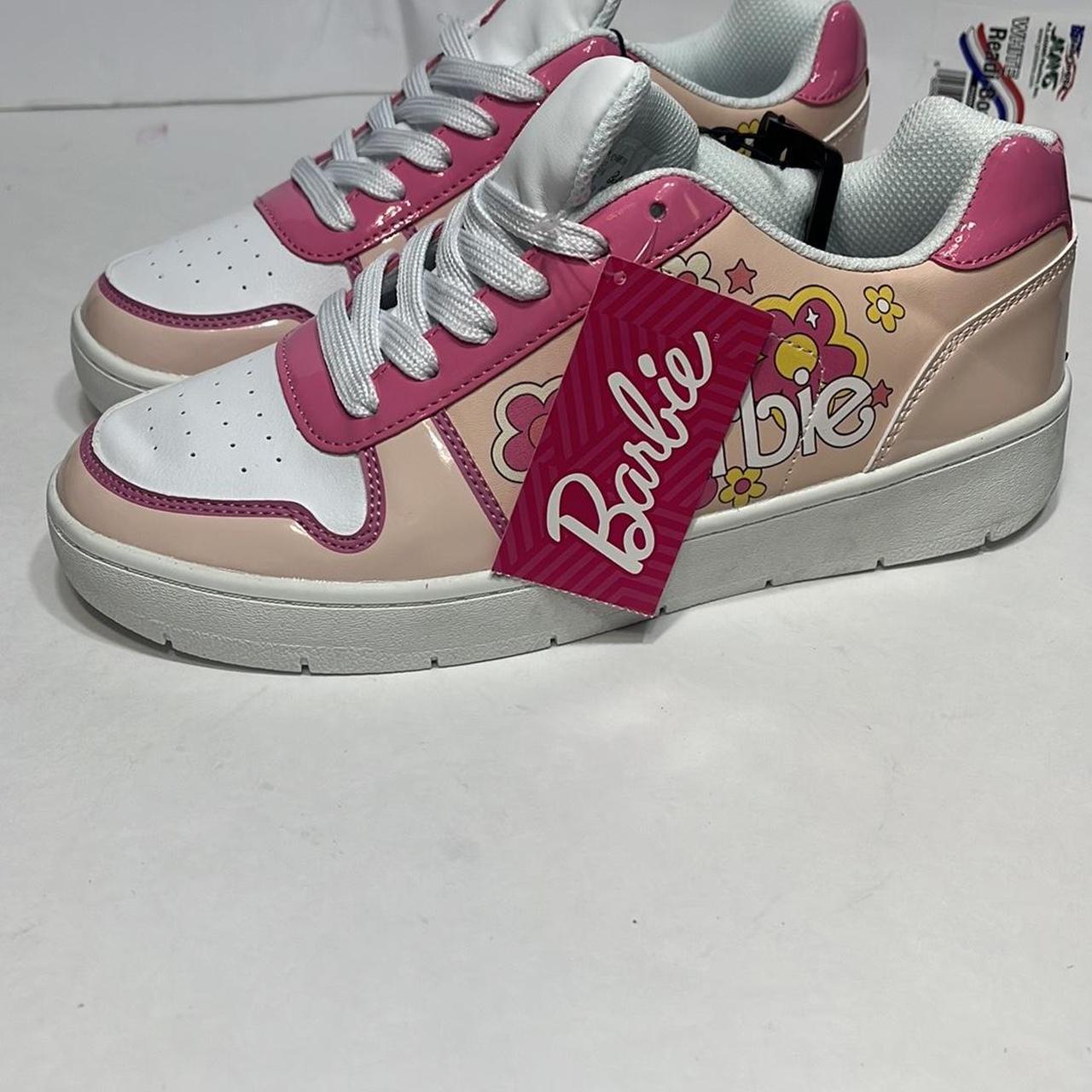 Pink Barbie trainers #Barbie size 8 New | Depop