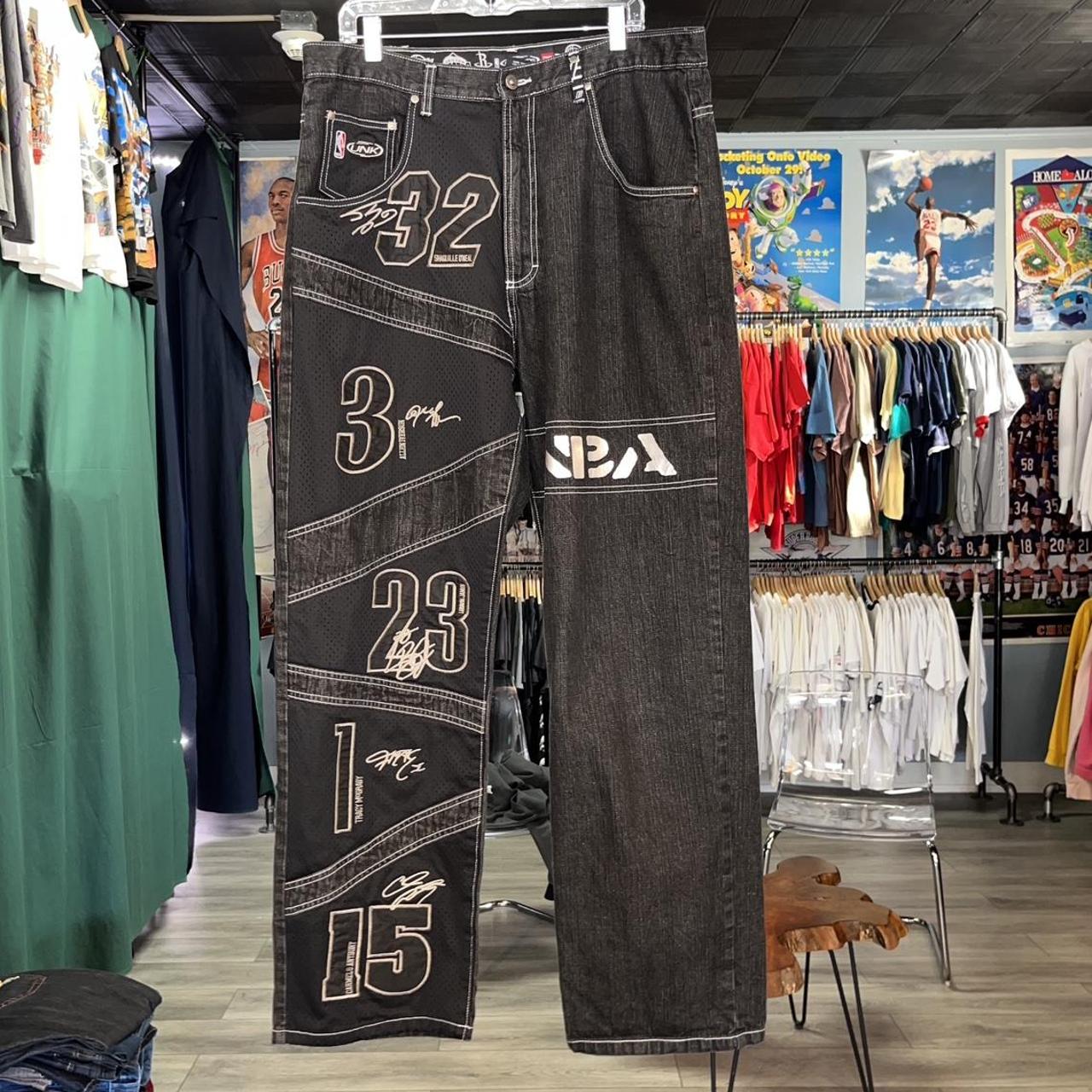 Vintage 90s Y2K south pole style link light wash... - Depop