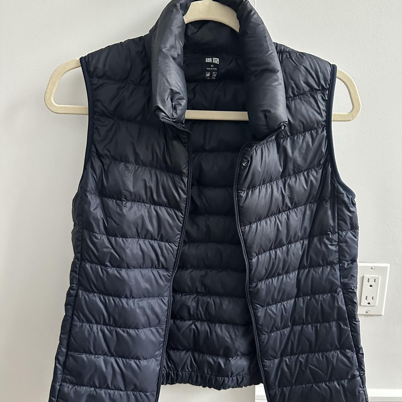 Uniqlo Ultra Light Down Vest (women) - Size XS Blue... - Depop