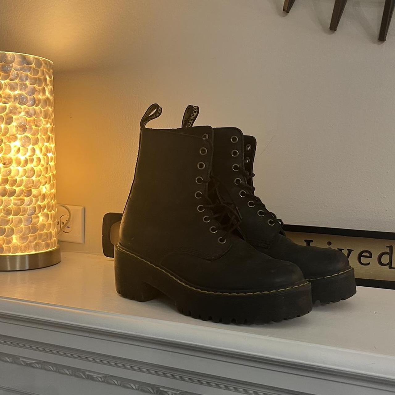DOC MARTEN platform boots -size w 7 -platform... - Depop