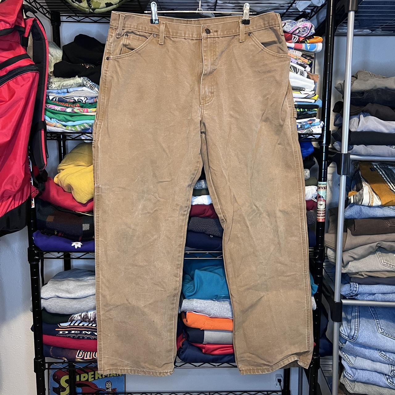 Tan Dickies Carpenter Work Jeans. DM if any... - Depop