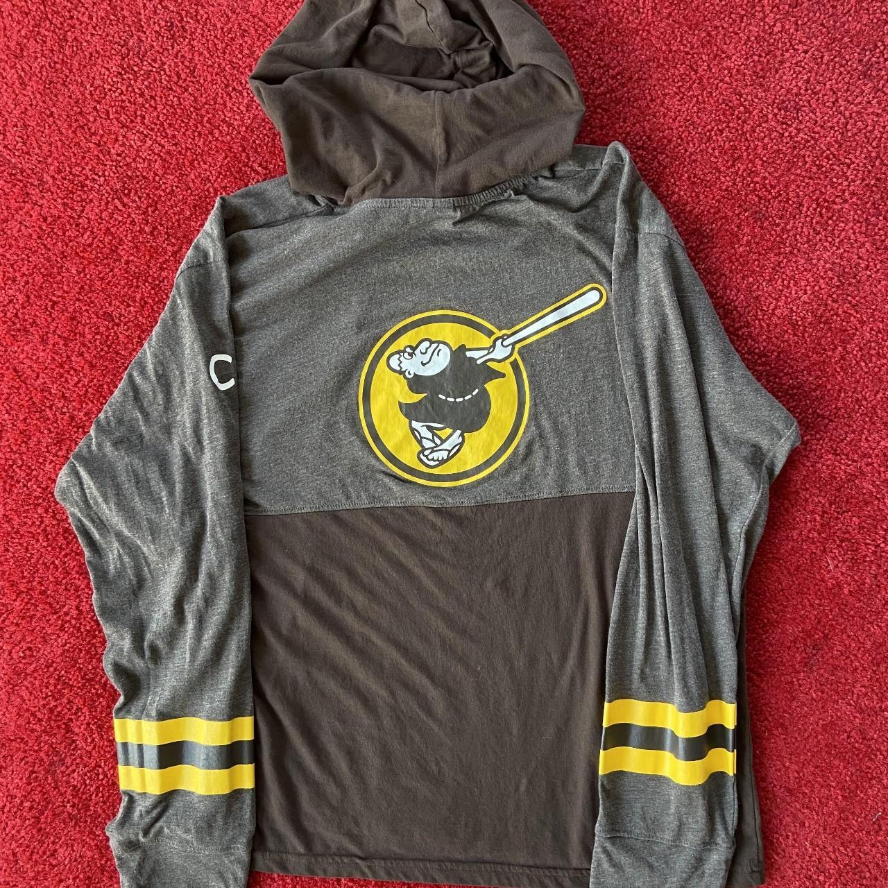 SAN DIEGO PADRES PULLOVER PROMO HOODIE Size: Large... - Depop