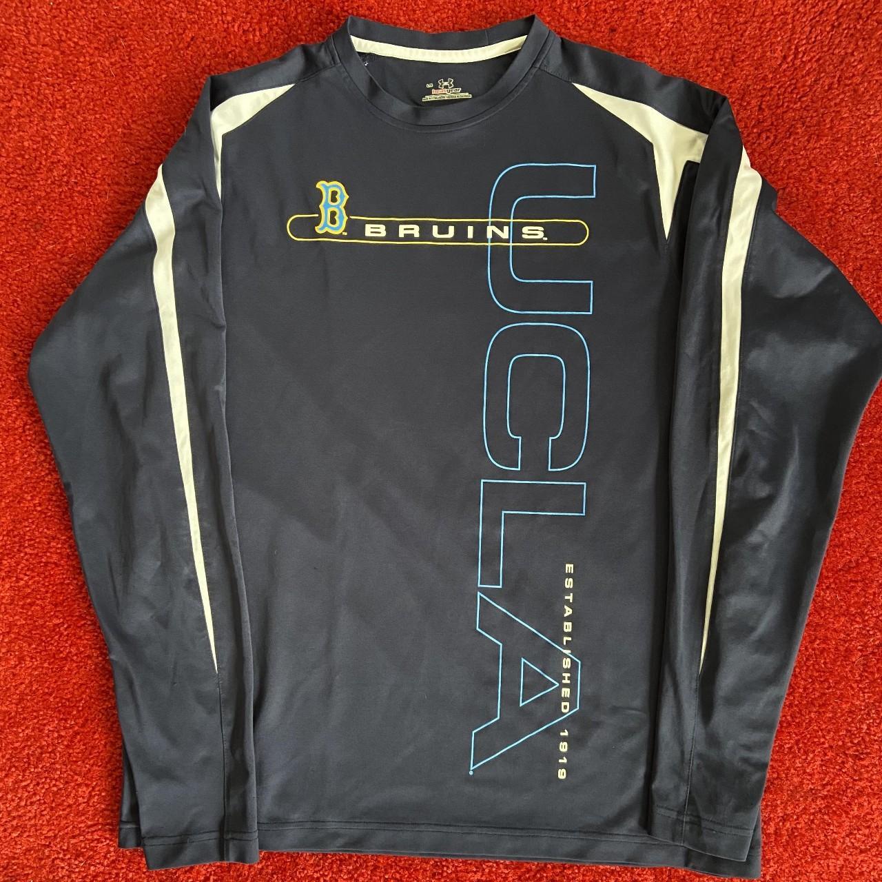 UCLA BRUINS DRI-FIT LONGSLEEVE TEE BY UNDER... - Depop