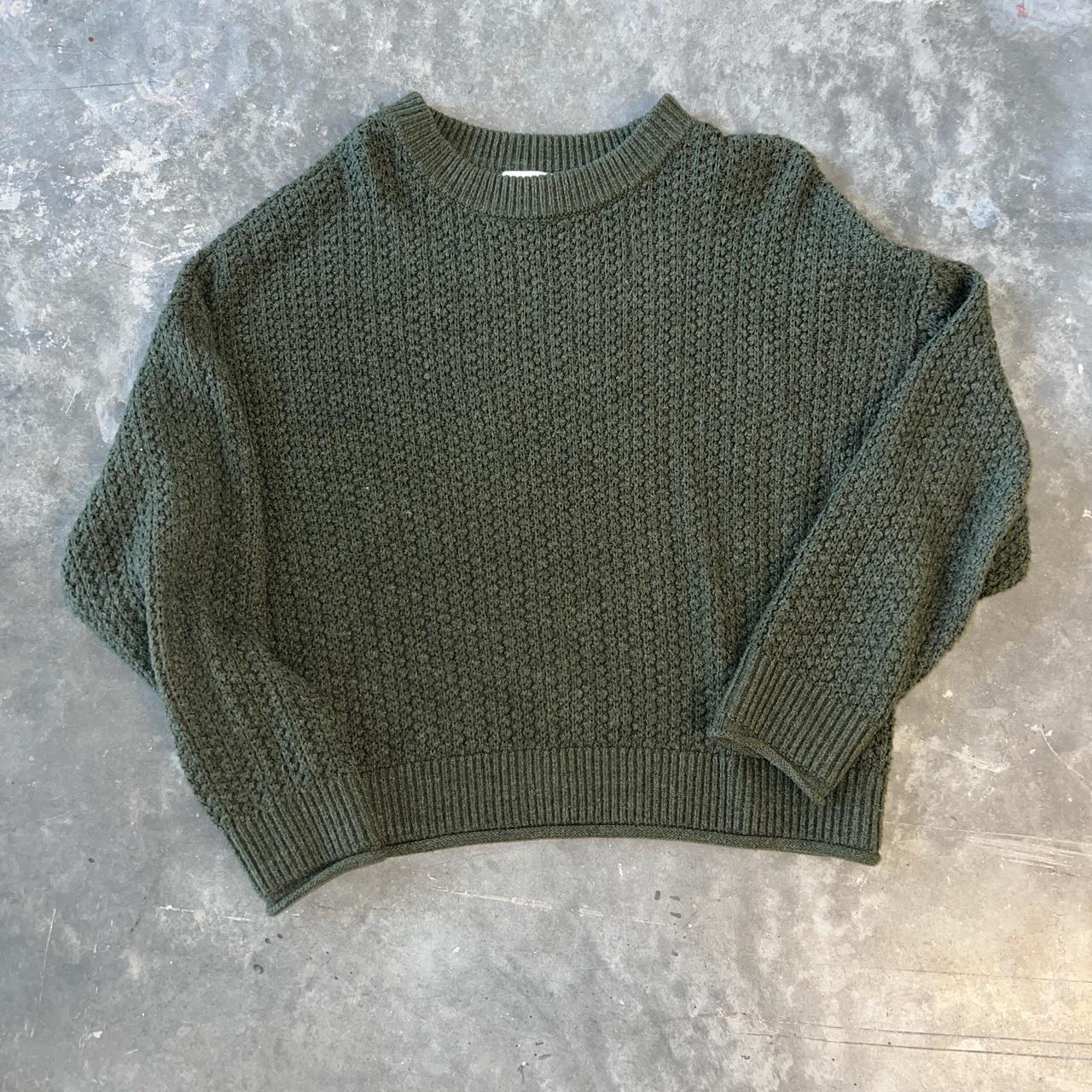 Universal Thread Men's Green and Khaki Jumper | Depop