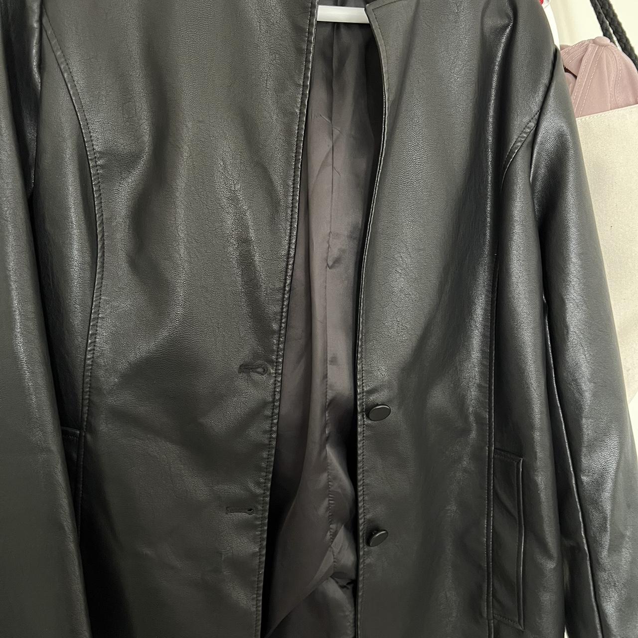 Adika Leather Jacket - Depop