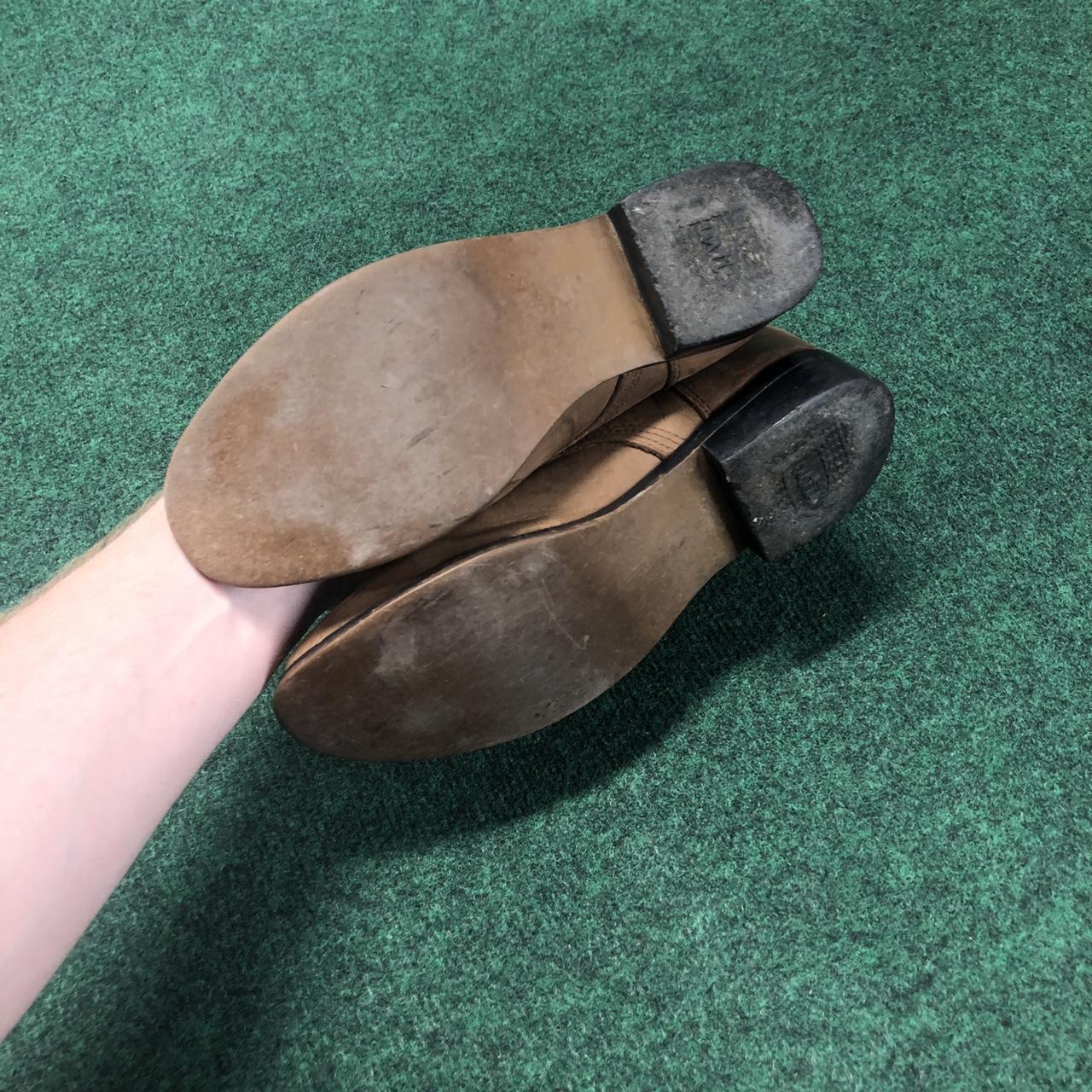 Justin Jr. Kiltie Roper Lace Up Boots Tan Youth Size... - Depop