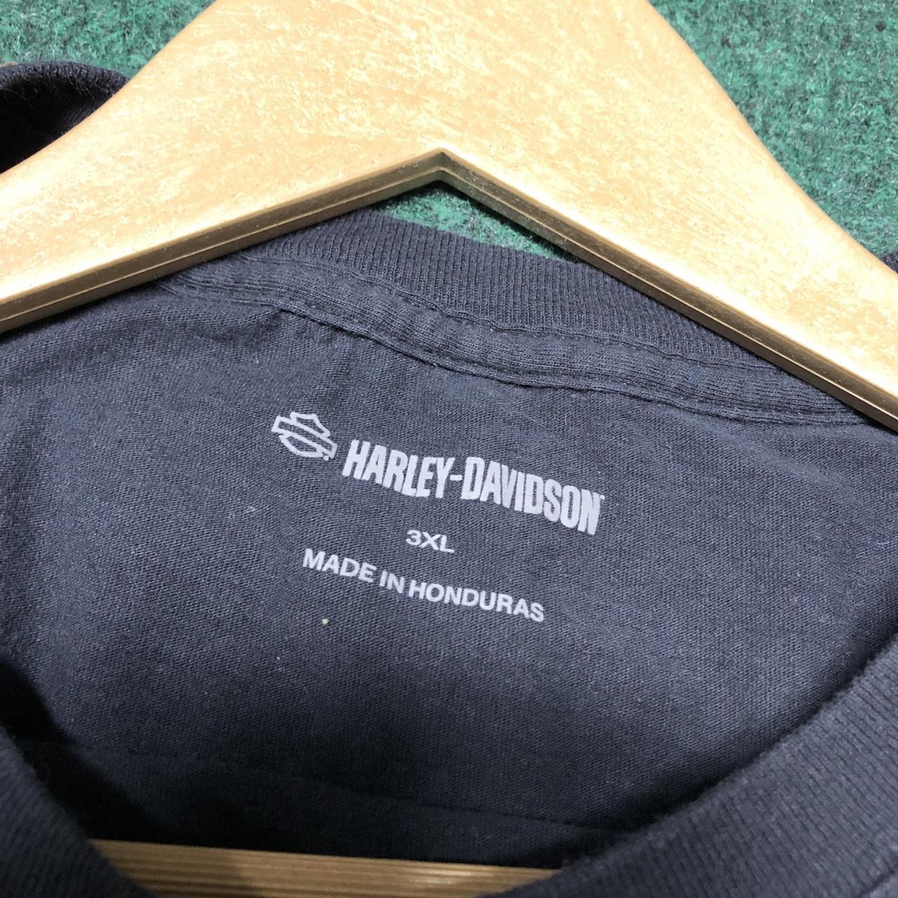 Harley Davidson Checker Flag Graphic T-Shirt Men’s... - Depop