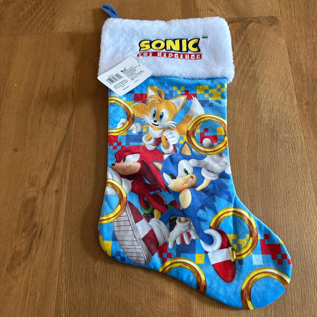 Sonic the Hedgehog Christmas Stocking Blue /... | Depop