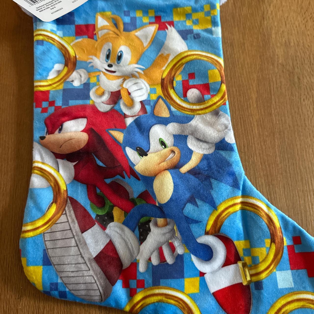 Sonic the Hedgehog Christmas Stocking Blue /... | Depop