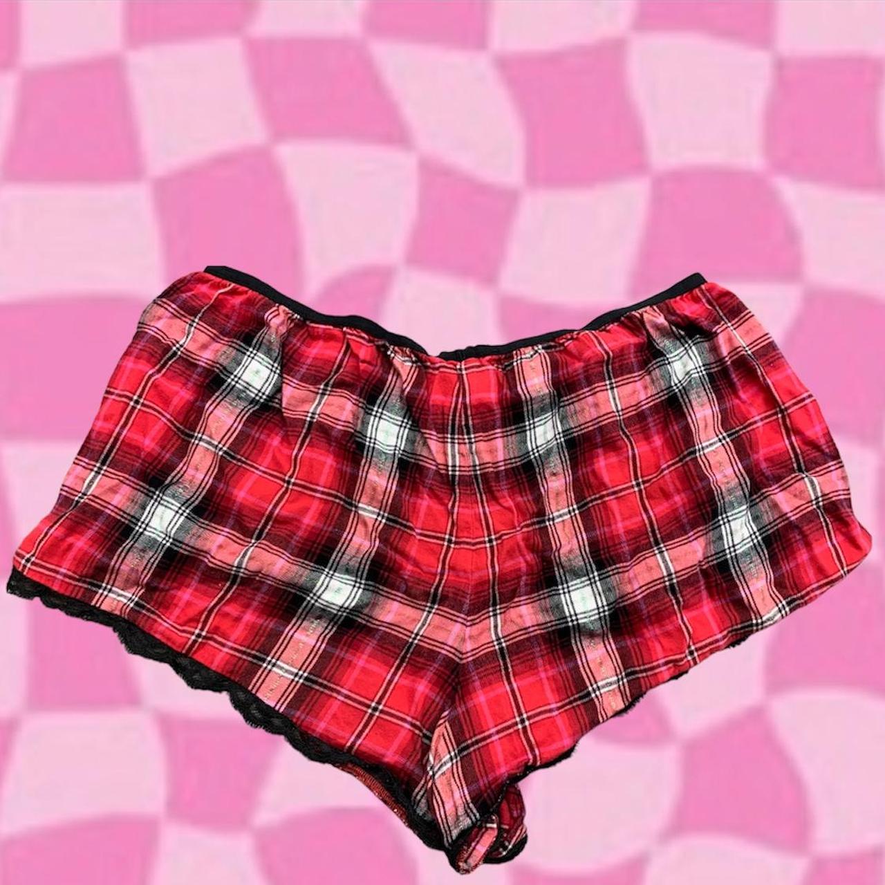 ⭐️Y2K Victorias Secret Plaid Sleep Shorts⭐️ *Size... - Depop