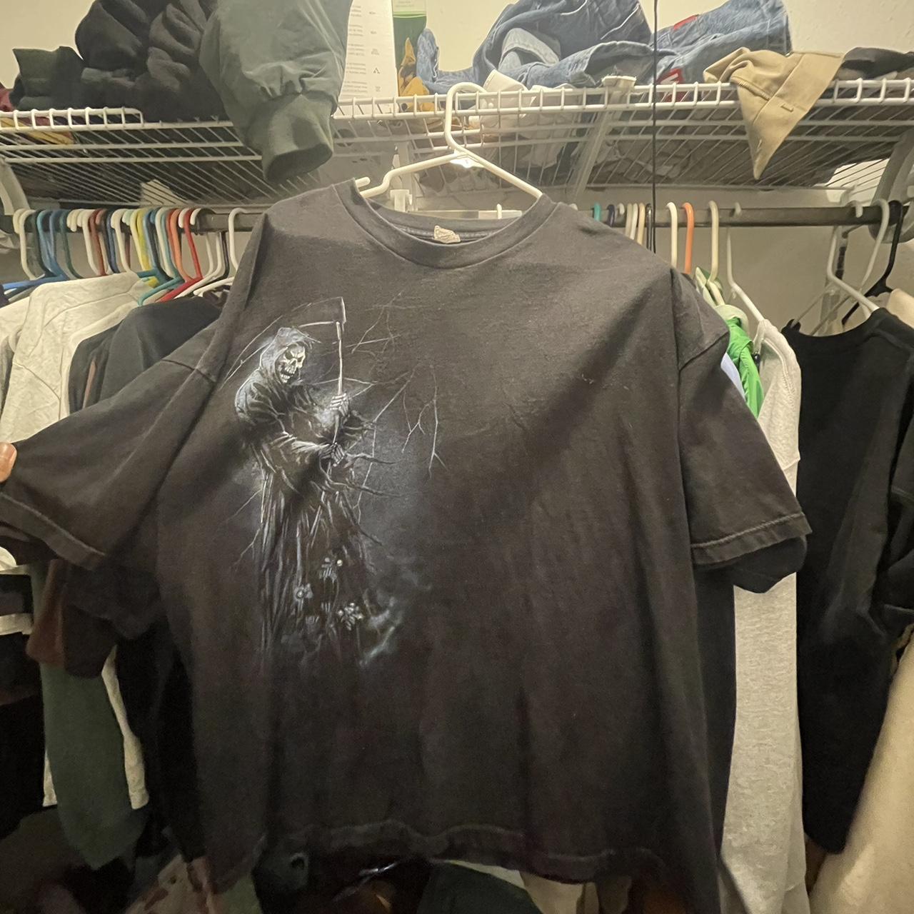 Vintage skull tee Size 3x but fits 2x as well - Depop