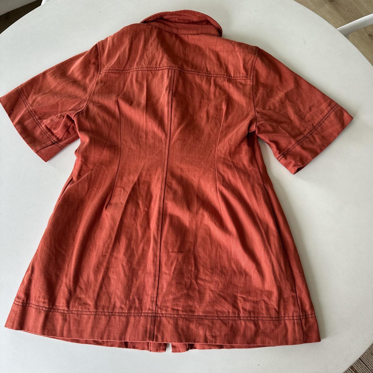 Runway scout red denim dress Size XL, is a smaller... - Depop
