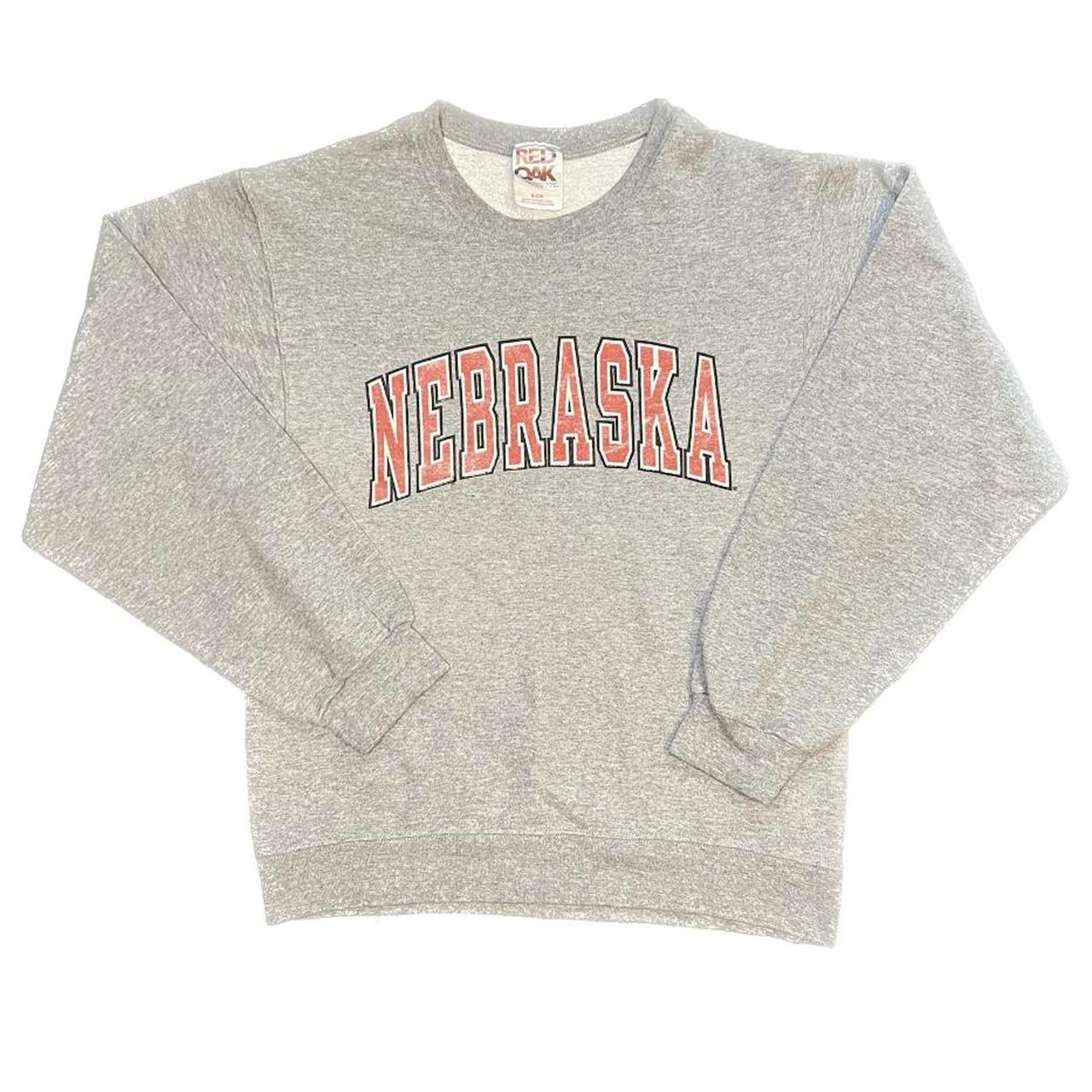 Red Oak Nebraska Sweater Men's S Gray Long Sleeve... - Depop