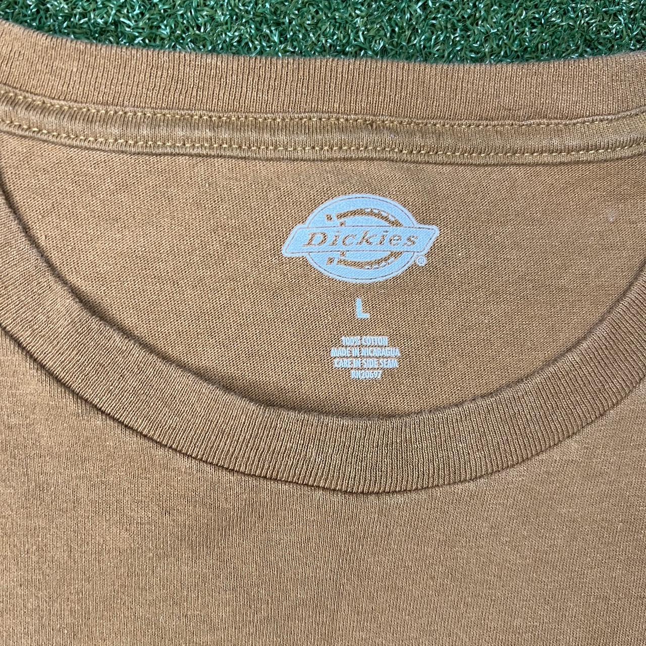 Dickies Men's Horseshoe T-Shirt Logo Graphic Work... - Depop