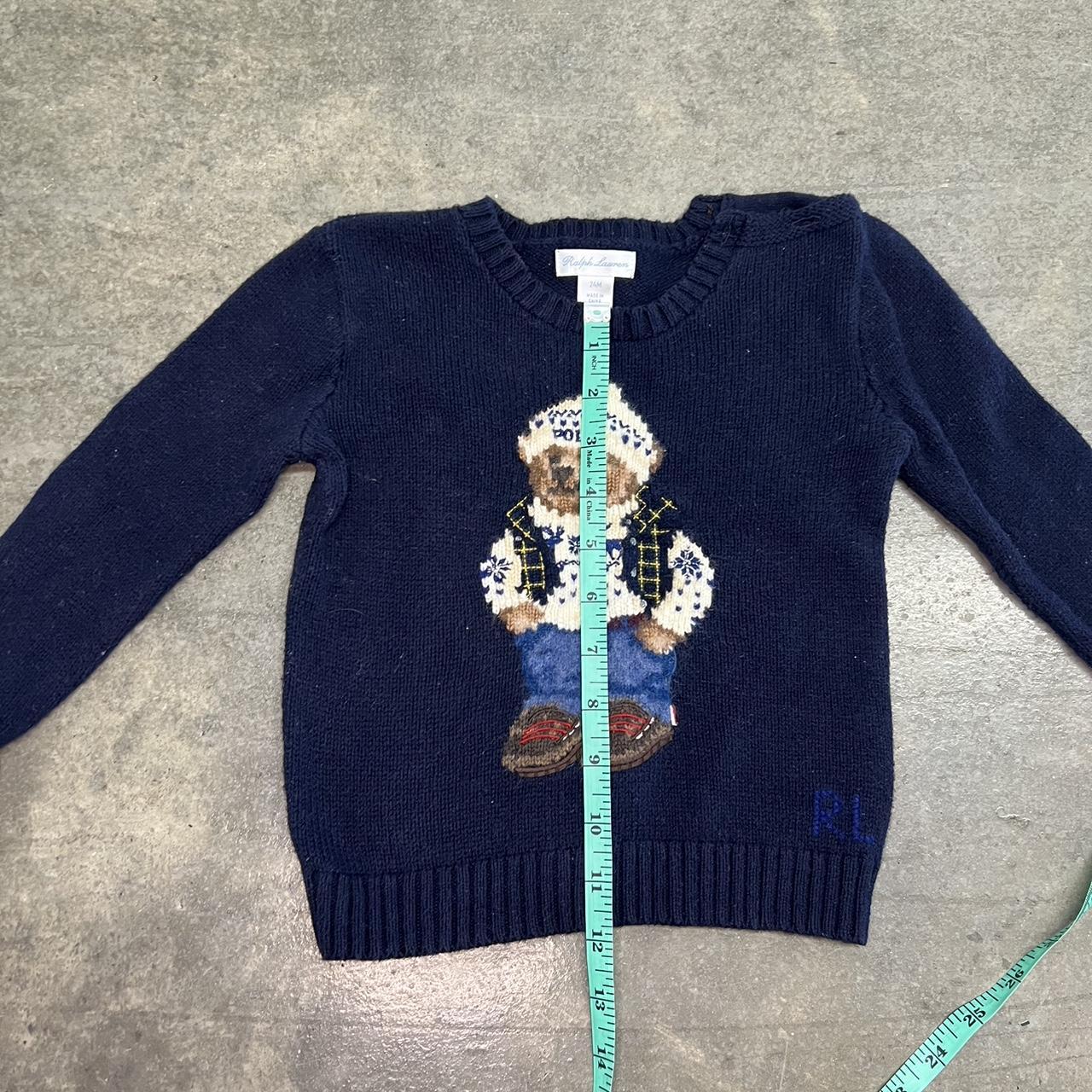 Ralph Lauren Bear Sweater Kids INFANT Sweater Knit... - Depop