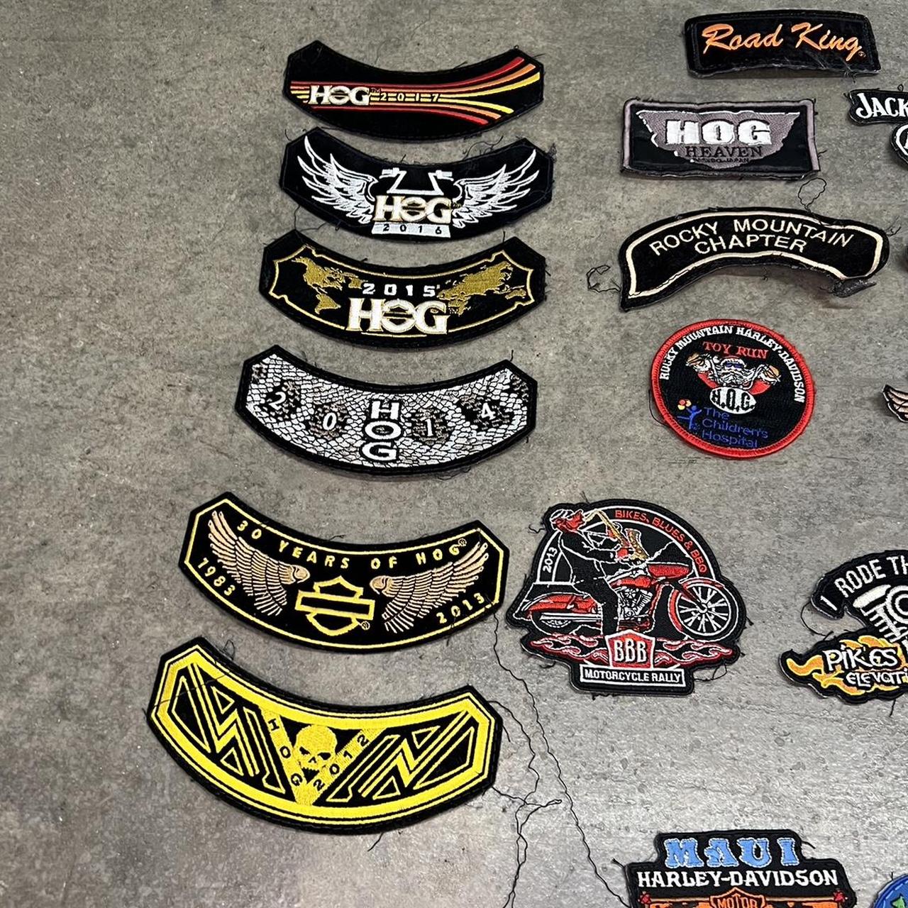 Harley Davidson, HOG & Motorcycle Related Patches... - Depop