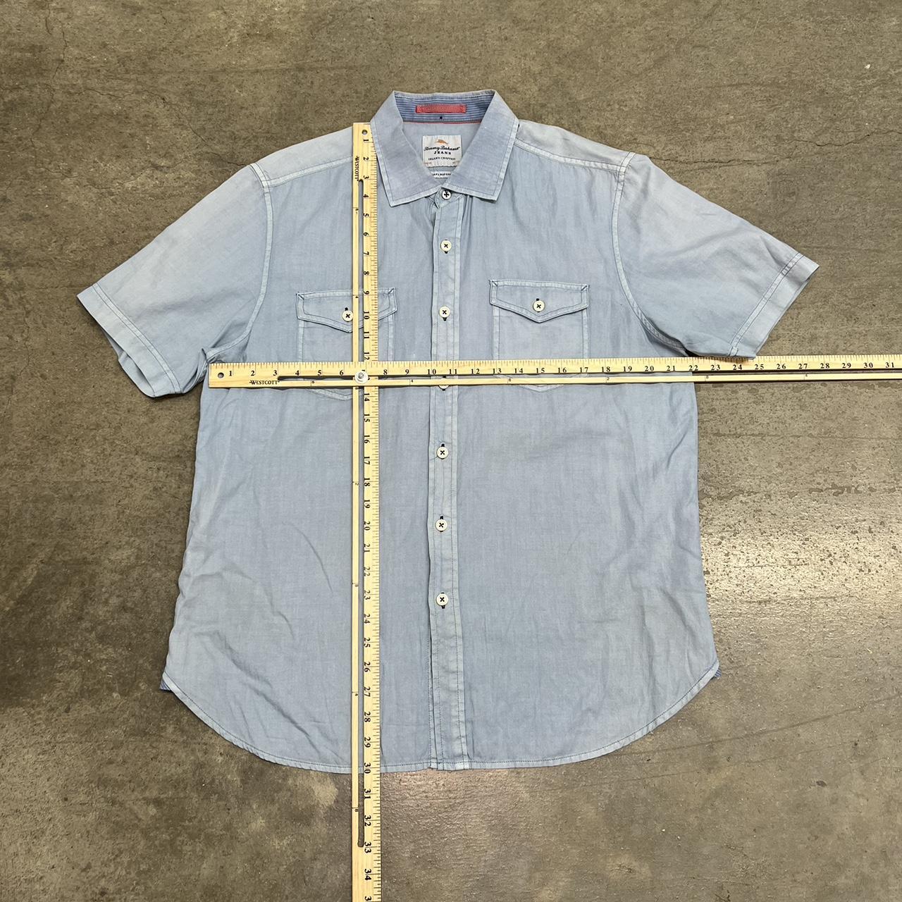 Tommy Bahama Jeans Shirt Mens Size L Large Blue... - Depop