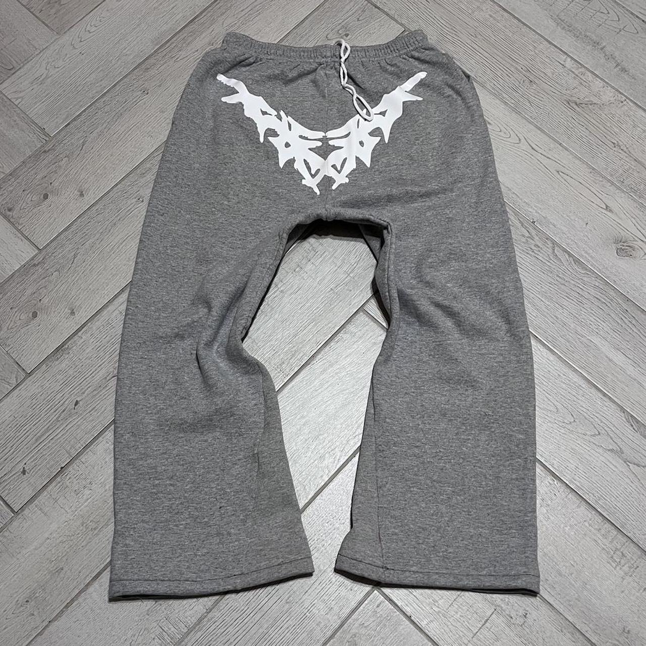 Flared Grey Sweatpants Baggy fit 34x32 Ready to ship... - Depop
