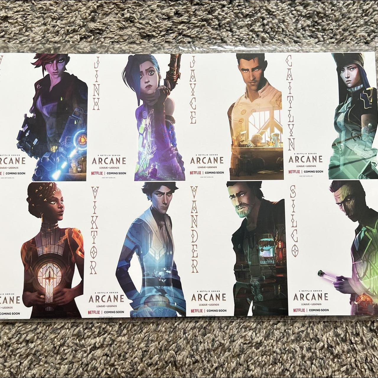 7 Piece Poster Set of various characters from... - Depop