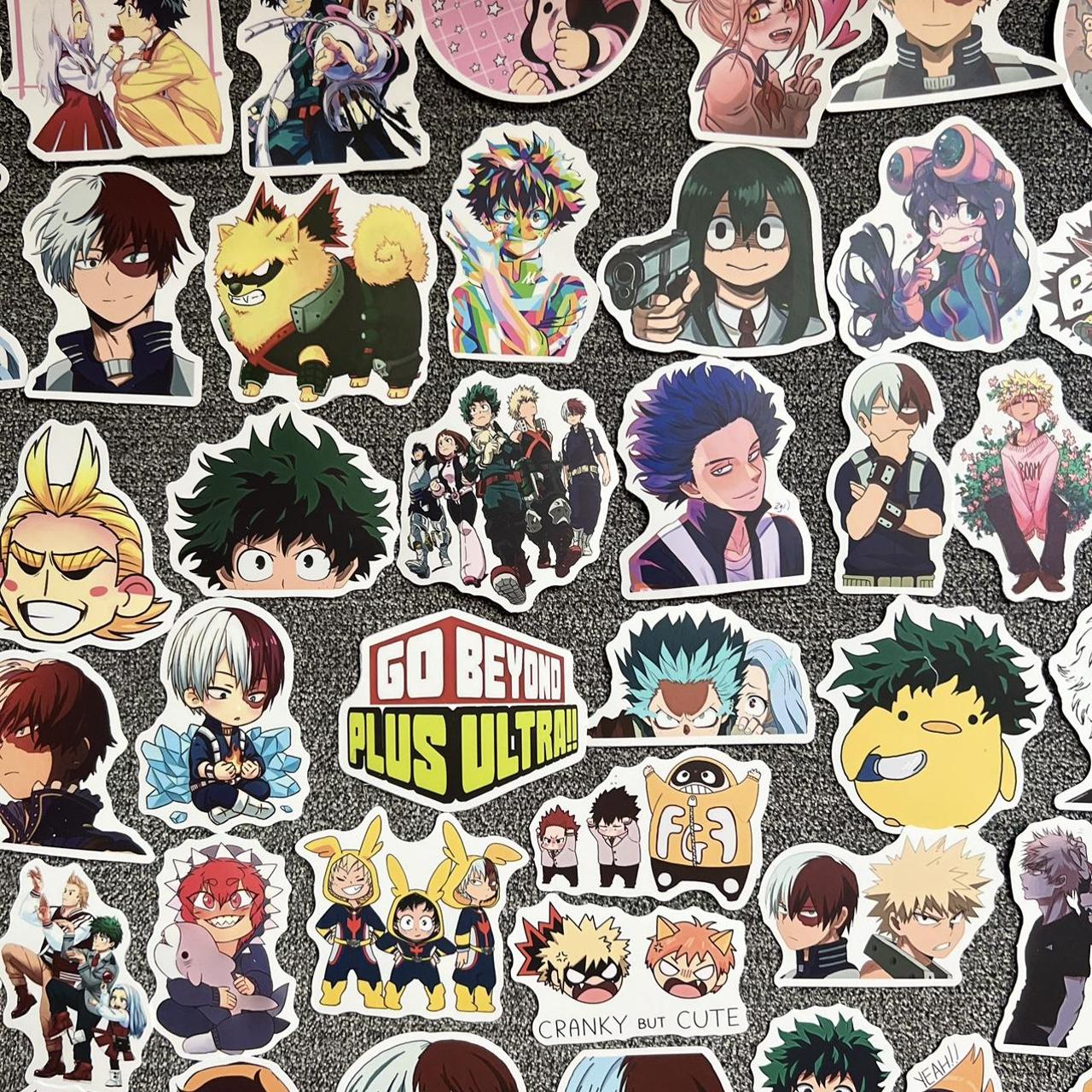 50 Piece sticker set of My Hero Academia anime. ... - Depop