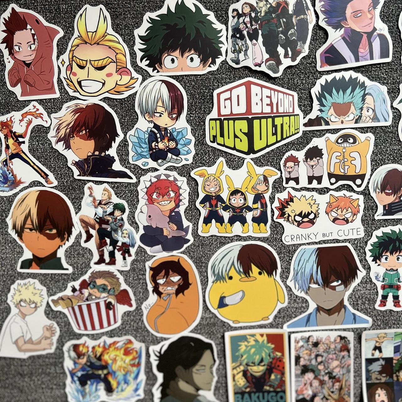 50 Piece sticker set of My Hero Academia anime. ... - Depop