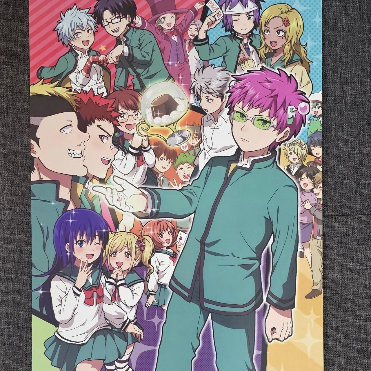 8 Piece Poster Set of various characters from Saiki... - Depop