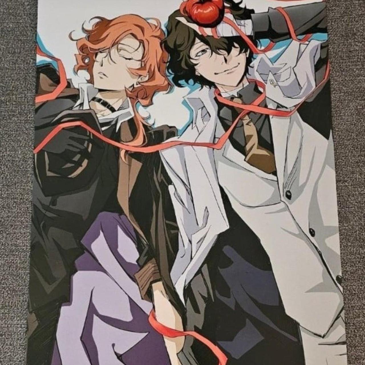 6 Piece Poster Set of various characters from Bungo... - Depop