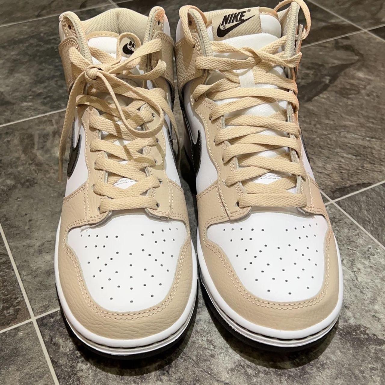 Womens Nike dunks cream and white Brand new with... - Depop