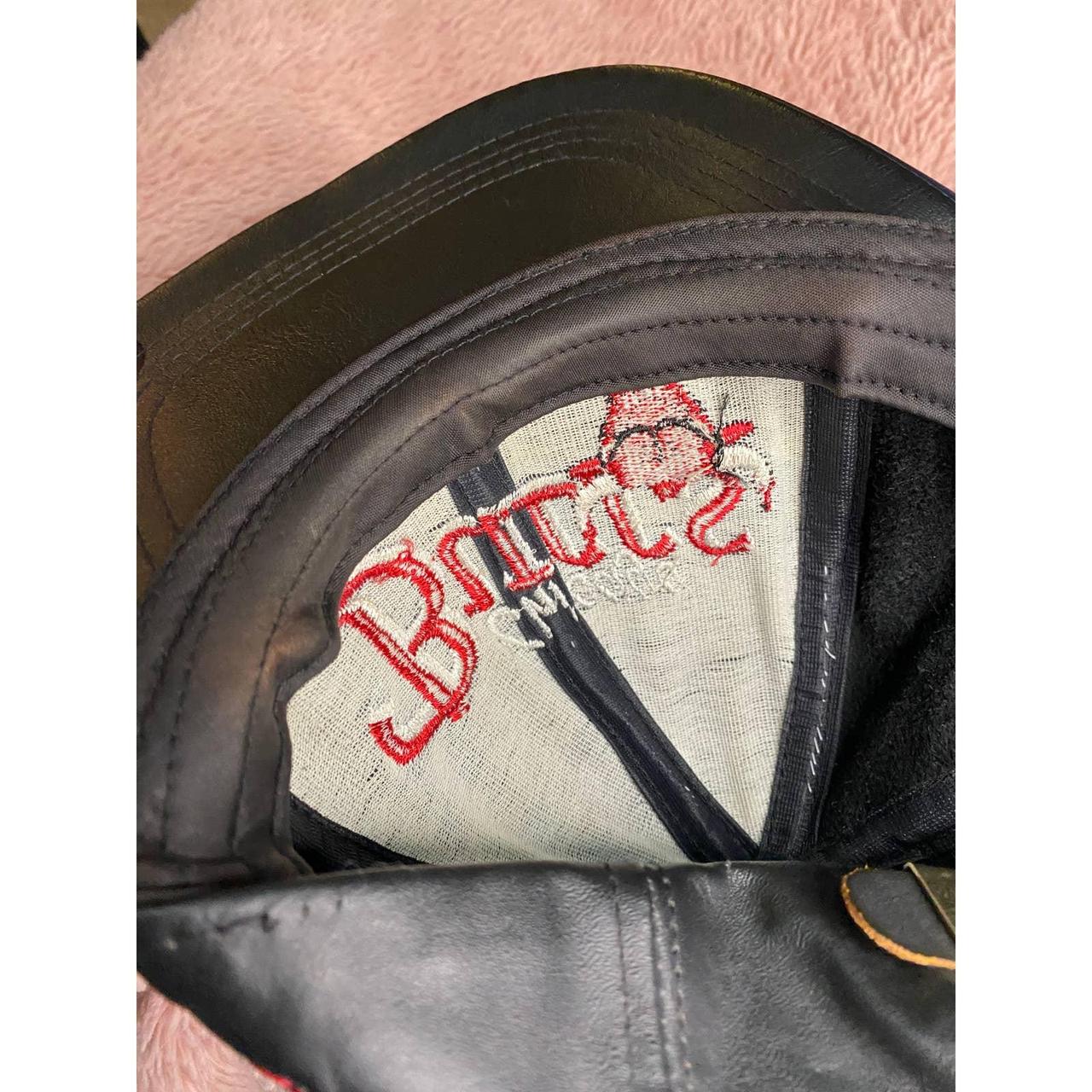 Vintage Chicago Bulls NBA LEATHER baseball cap 90s... - Depop