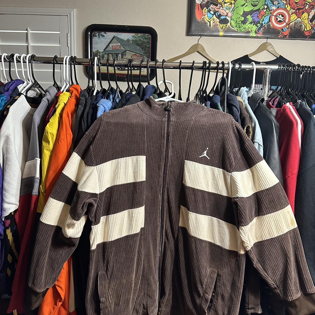 Brown Nike Jordan zip-up size medium if you have any... - Depop